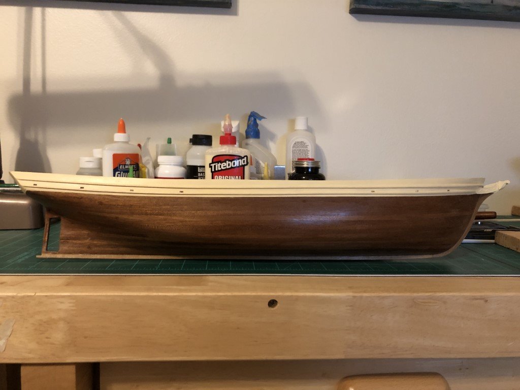 Hull Painted – Davis Historic Ship Models