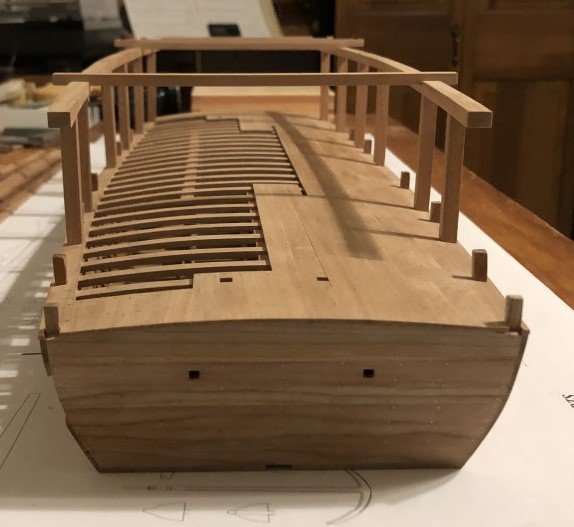 Superstruction Uprights Completed – Davis Historic Ship Models
